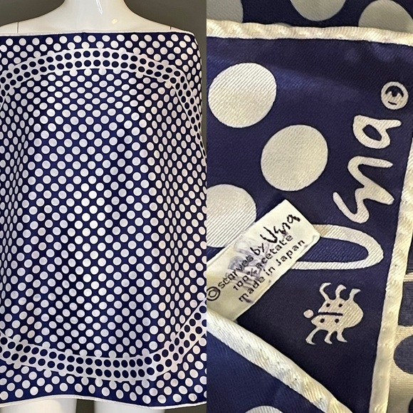 Vera Neumann | Accessories | Vintage Vera Ladybug Scarf Navy White Op ...